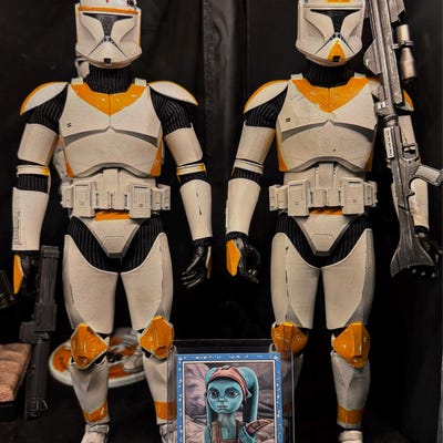 1/6 Scale Desert Wolfpack Clone Trooper Wolffe Armor Kit Blank for ...