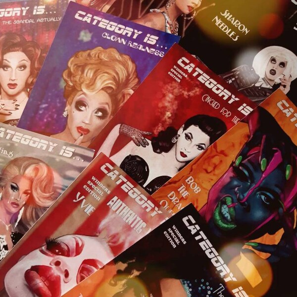 Set 0f 16 Rupaul's Drag Race Winner Postcards - Now Including Nymphia ...