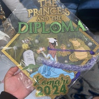 The Princess & the Diploma Graduation Cap Topper W/ Lights - Etsy Canada
