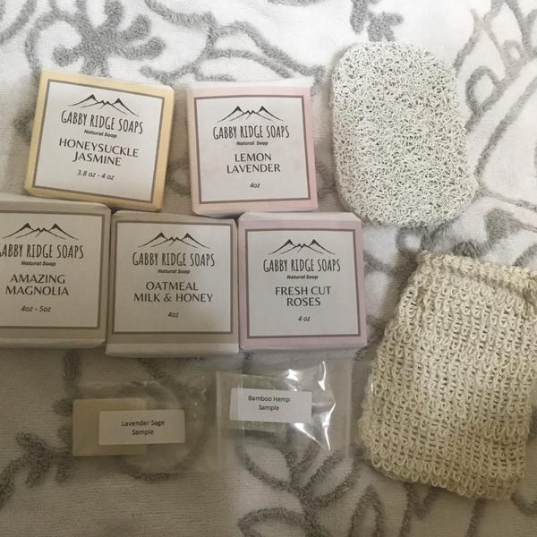 Lavender Sage Natural Handmade Rustic Soap | Handmade Crafted Soap ...