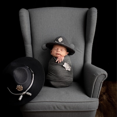 State Trooper Baby Hat Police Officer Baby Deputy Sheriff Baby Police ...