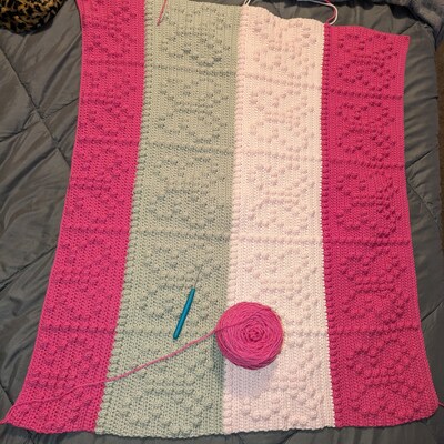 Butterfly Bobble Baby Blanket Pattern - Etsy