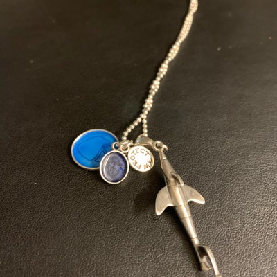 Moon Rocket Sterling Silver Lapel-pin, Sci-fi Jewelry, Rocket Ship ...