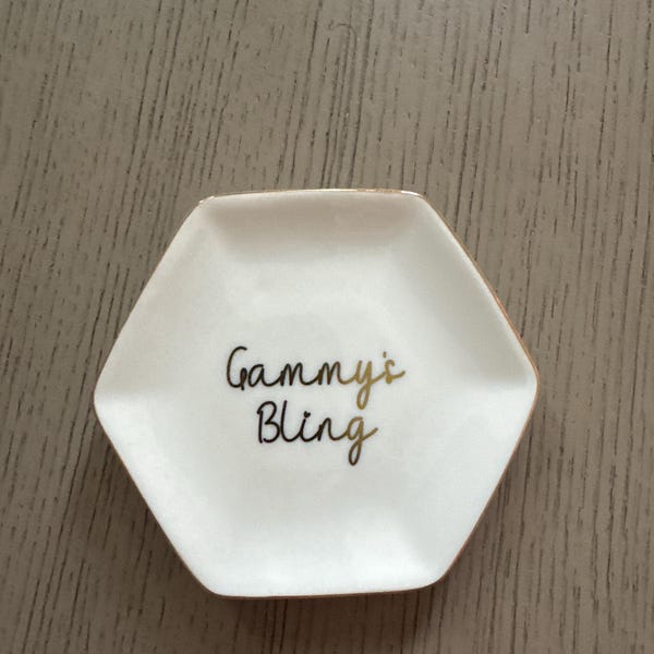 Personalized Text/photo JEWELRY DISH, Design Your Own Ring Dish, Custom ...
