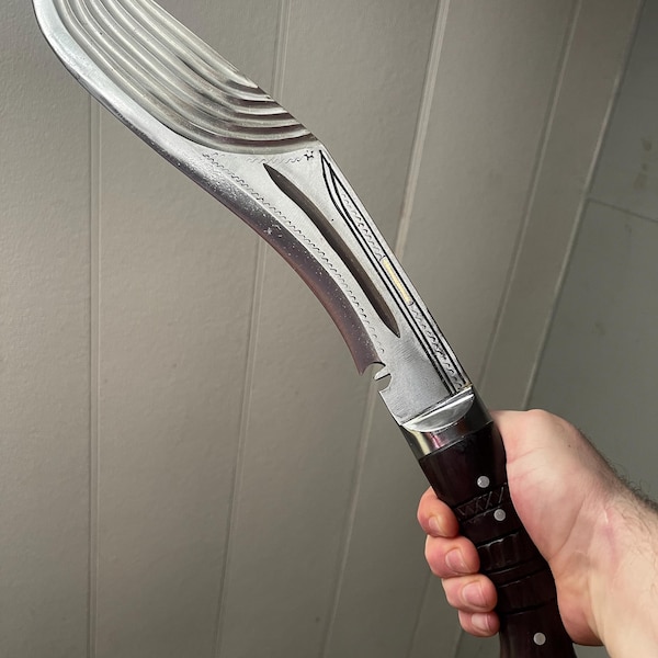 12 Inches Long Blade Cheetlange Traditional Handmade Kukri From Nepal ...