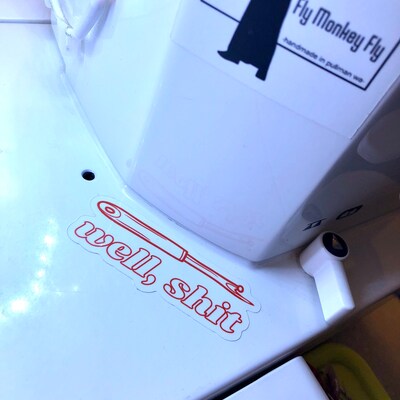 Well, Sht Seam Ripper Sewing and Quilting Vinyl Sticker - Etsy