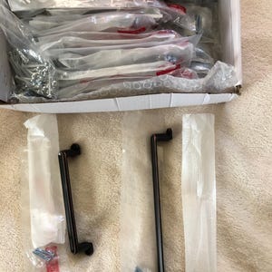 3.75 5 Double Color Wardrobe Handles Modern Cabinet Door Pulls Kitchen ...