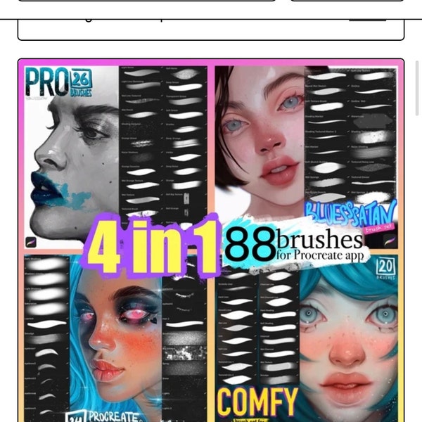 35 Procreate Brushes: PRO 26 Brushes for Procreate App - Brushes, Procreate, Procreate Brushes ...