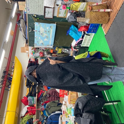 Irish Woven Wool Hooded Ruana, Cape, Rectangle Cloak, Wrap 100% Pure ...