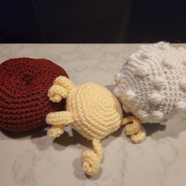 Crochet Blood Cells- PDF PATTERN | Crochet Anatomy, Blood, Medical ...