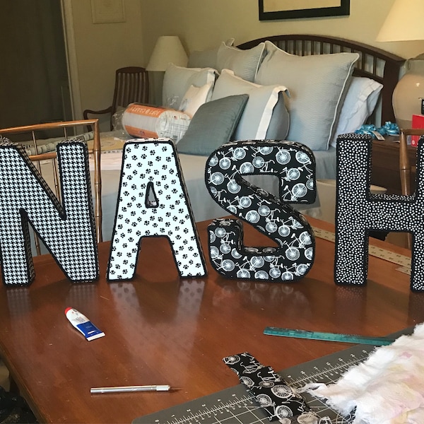 Large Cardboard Letters and Numbers. DIY Letters and Numbers. Different ...