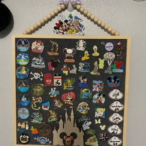 Minimalist Disney Magic Kingdom Inspired Pin Board Natural - Etsy