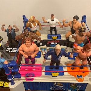 Custom Hasbro WWF Ring Stands - Etsy