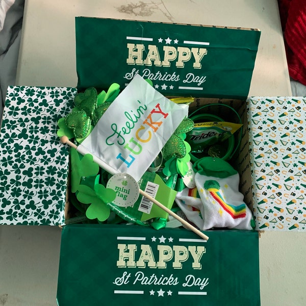St. Patrick's Day Gift Box / Care Package for Boyfriend / College ...