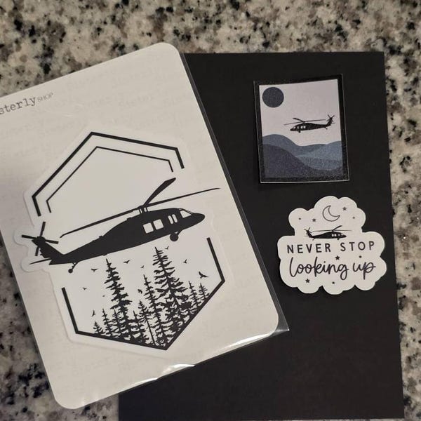 Army Aviation Insignia Sticker Pack Army Helicopter Stickers UH-60 ...