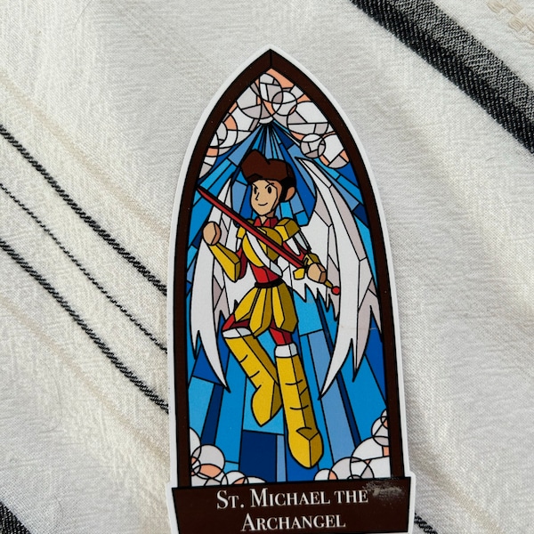St. Michael the Archangel Saint Sticker | Vinyl Sticker | Catholic ...
