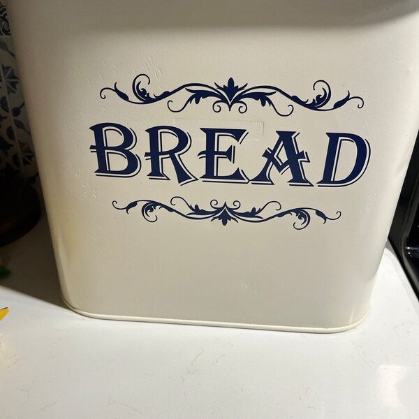Bread With Scroll Decal - Bread With Scroll Sticker - Kitchen Decal ...