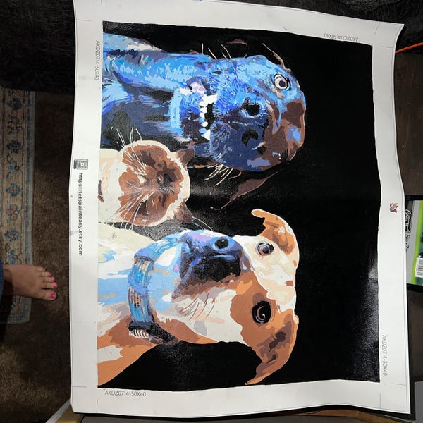 Santorini Greece | Minimalist Paint by Number Kit | Modern Paint by ...