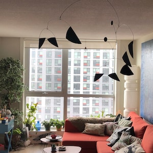 Triangle Mobile / Blue & Yellow - Etsy