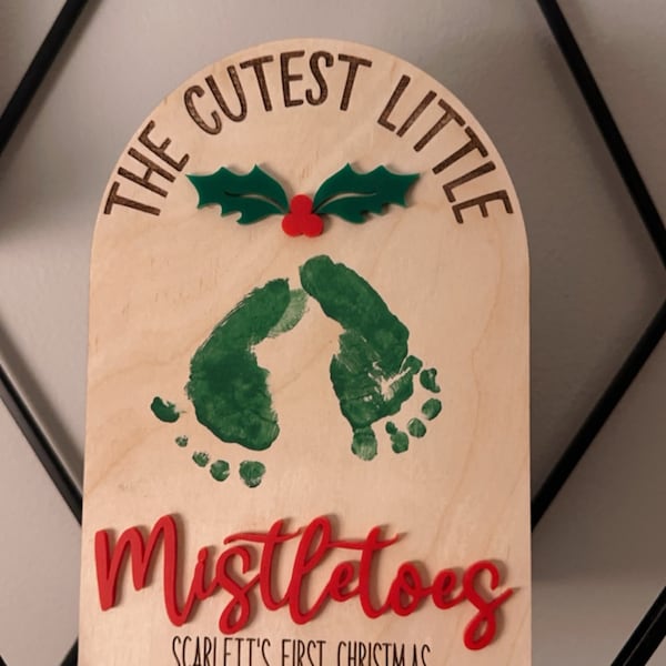 Baby's First Christmas, Mistletoes Craft, Baby's First Christmas ...