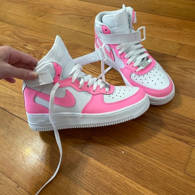 Custom Color Block Mid Air Force Ones - Etsy