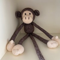 Mike the Monkey Amigurumi Crochet pdf Pattern EN, DK & NL - Etsy.de