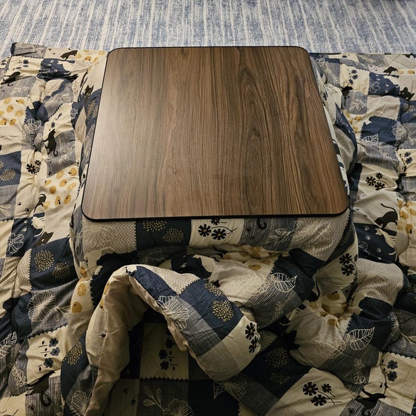 Kotatsu Futon Comforter Premium Cotton Flannel Fluffy Table Square ...