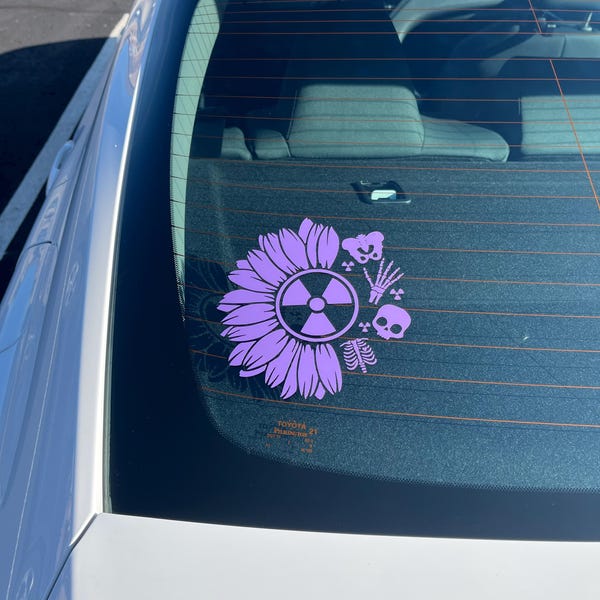 Radiation Symbol Mandala Glossy Sticker, Rad Tech, Radiologic ...