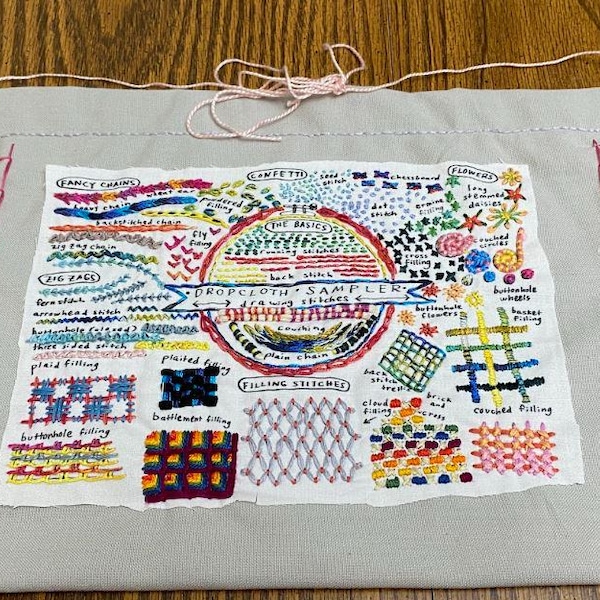Drawing Stitches Sampler - Etsy