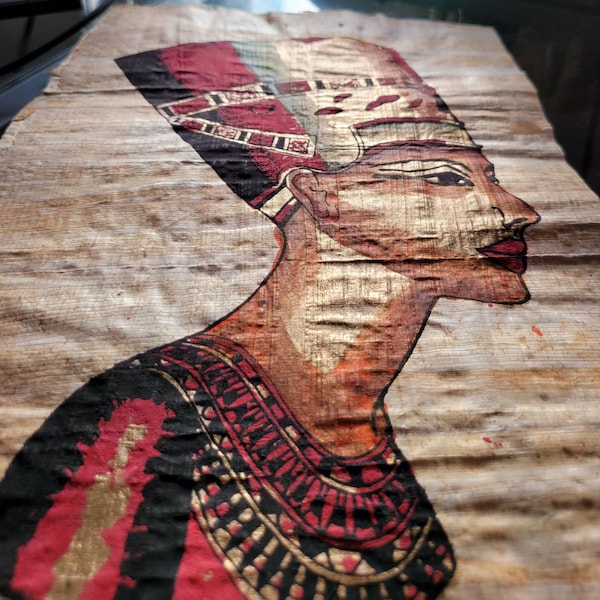 King Tutankhamun Side Profile Egyptian Papyrus - Etsy