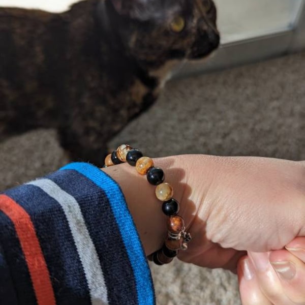 Tortoiseshell Cat Bracelet | Cat Bracelet | Cat Lover Gift | Cat ...
