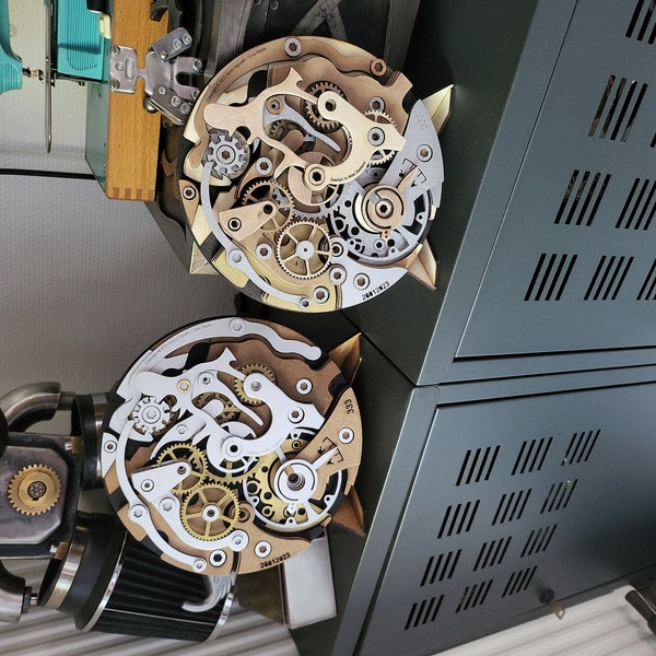 Watch Movement | Laser Cut File for Creating Multilayered 3D Mechanical ...