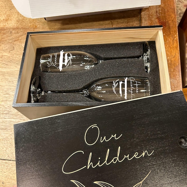 Personalized Wedding Wine & Beer Gift Set for a Couple Custom Engraved ...