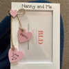 Handcrafted Personalised Nanny and Me Photo Picture Frame Keepsake ...