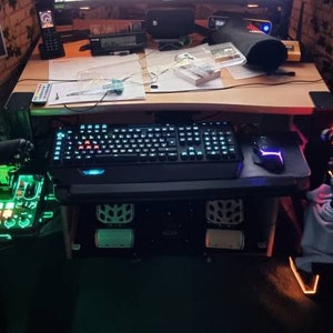 Logitech Flight Panel Under Desk Mounts - Etsy