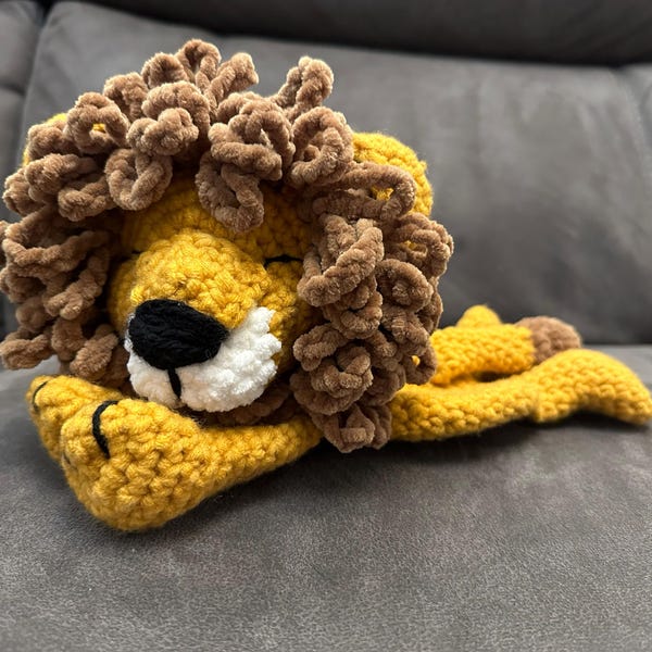 Sleepy Lion Rag Doll Crochet Pattern / Ragdoll / Zoo Animals / Safari ...