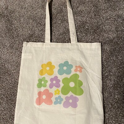 FLOWER POWER TOTE - Etsy