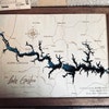 Digital File PDF, SVG Door County Green Bay Wisconsin Map, Bathymetric ...