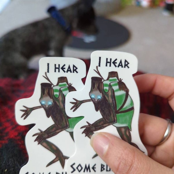 Valheim Eikthyr Boss Sticker Die Cut Water Resistant Scratch Resistant ...