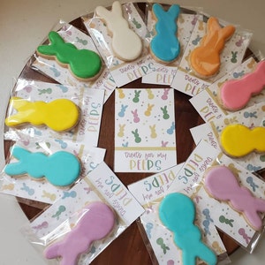PYO Cookie Bag Topper 4 and 5 Paint Your Own Cookie Instructions PYO ...