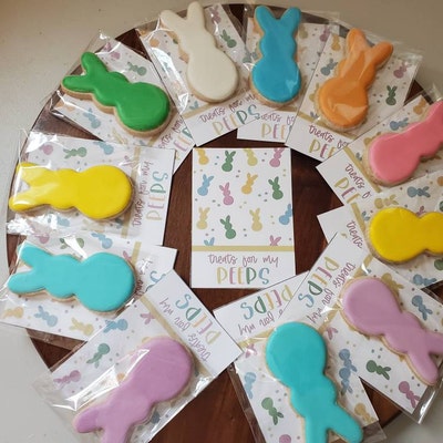 PYO Cookie Bag Topper 4 and 5 Paint Your Own Cookie Instructions PYO ...