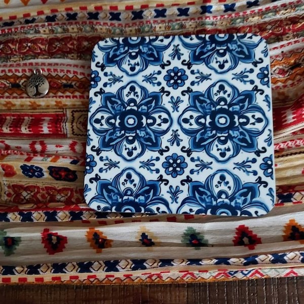 Barcelona Mosaic Coasters - Gaudí Inspired Modernist Trencadís Drink ...