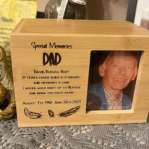 Personalised in Loving Memory Wooden Keepsake Box My Heart Was - Etsy UK