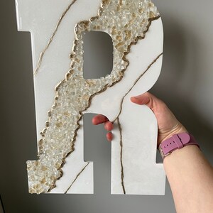 Large Resin Letter - Etsy