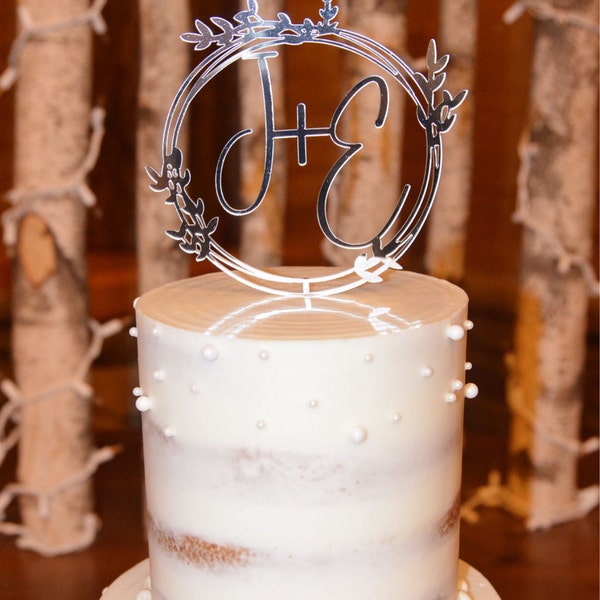 Personalized Cake Topper, Custom Names Cake Topper, Mr and Mrs Cake ...