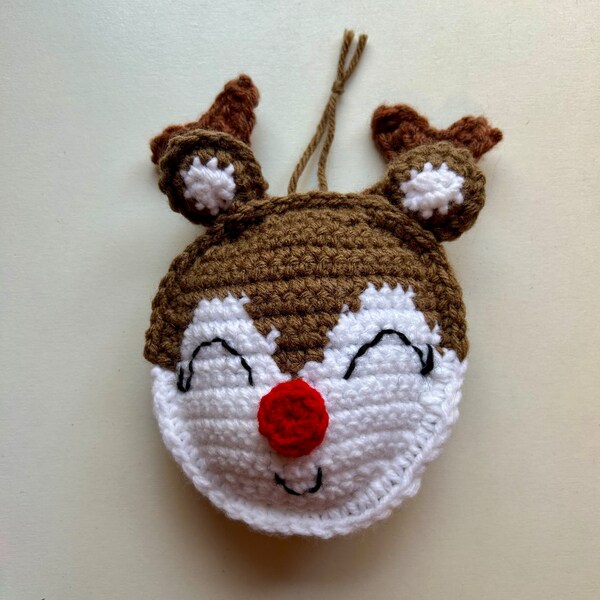 Rudolph Ornament Crochet Pattern - Etsy