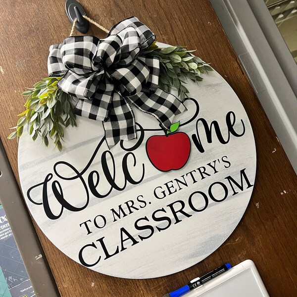 Classroom Door Decor | Interchangeable Sign | Classroom Welcome ...