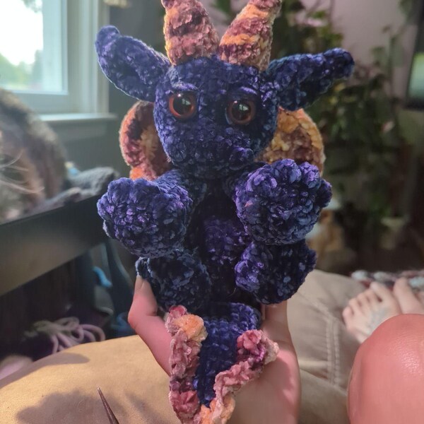 Cato the Dragon Snuggler/lovey Amigurumi Crochet Pattern - Etsy