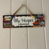Library or Reading Nook Door Sign | Personalized Librarian Office Sign ...