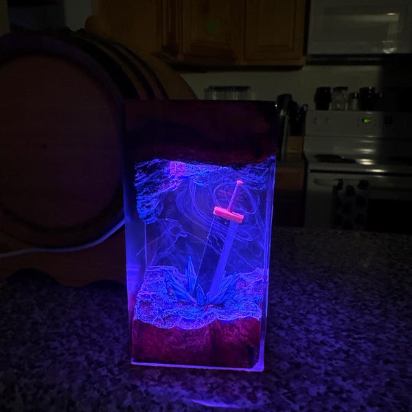 Diorama Resin Epoxy,desk Decor,handcrafted Decor,perfect Gift for Game ...